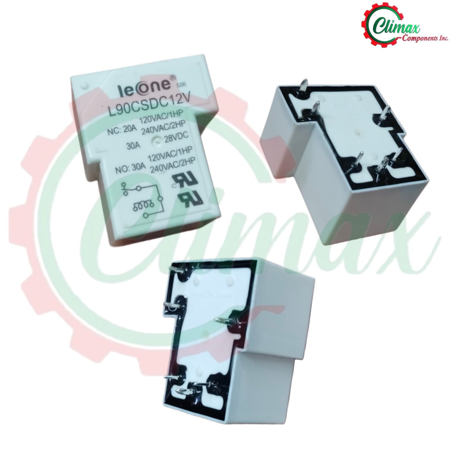 Leone Relay 12V 30A L90CSDC12V T-Type - Climax Components Inc