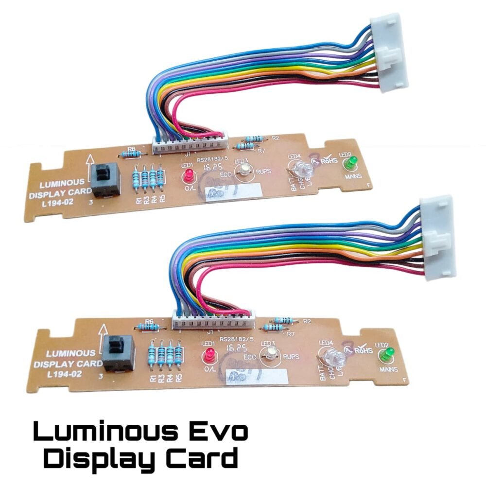 Luminous Evo Display Card (1 Pcs) - Climax Components Inc